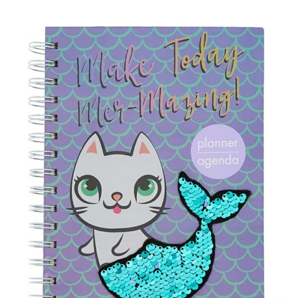 Claire's | Storage & Organization | Nwt Mermaid Planner Agenda Book ...